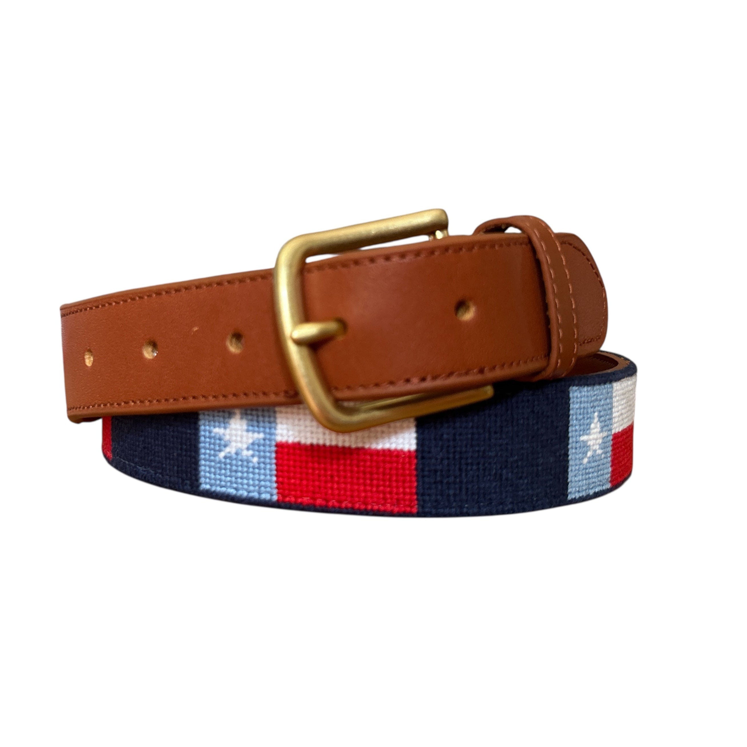 Texas Flag Needlepoint Belt – Baldwin Belts Inc.